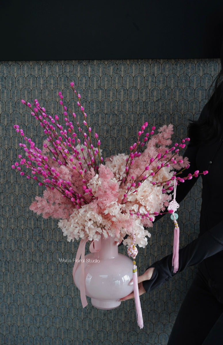 Longevity blessing blooms 龙凤呈祥 – Wen’s Floral Studio